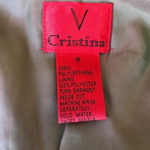 V Cristina | Jackets & Coats | V Cristina Gold Vest Cute Zippers ...